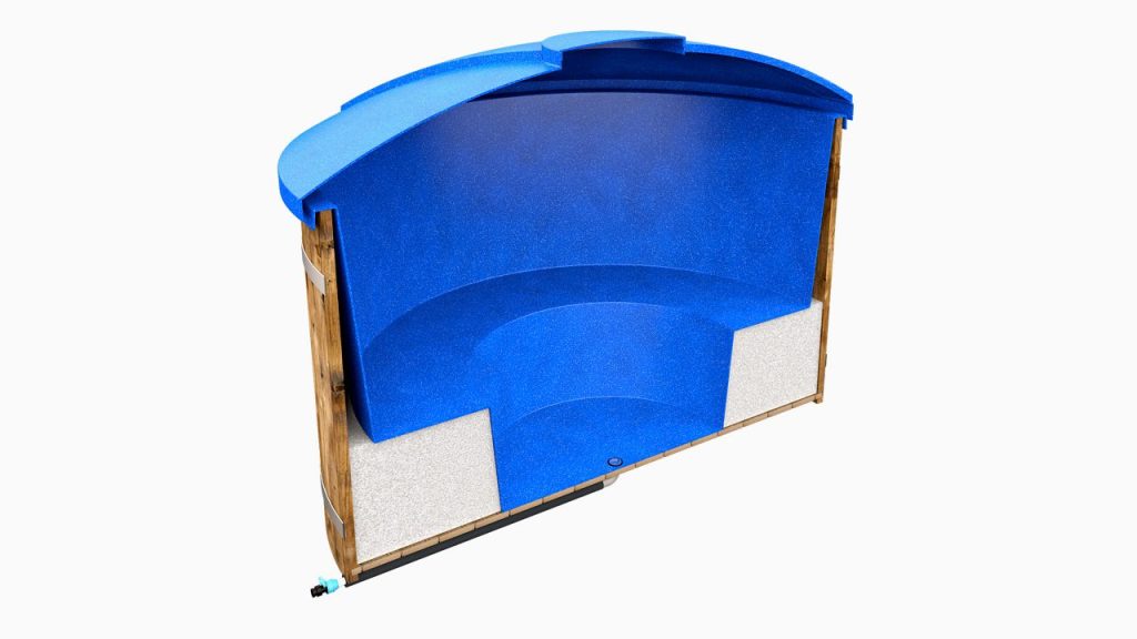 Jacuzzi standard plavi – Male kuće
